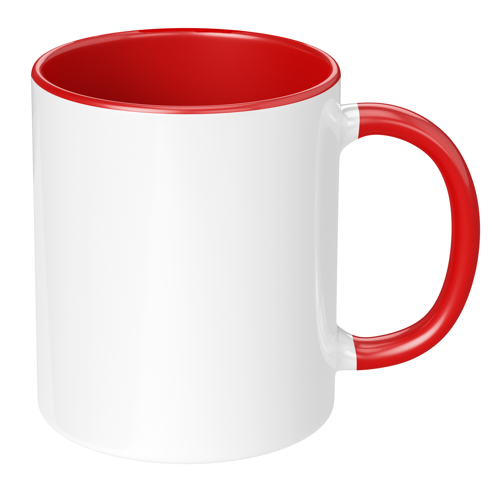 11oz Red Inner & Handle Sublimation Mug – Dye Sublimation Store